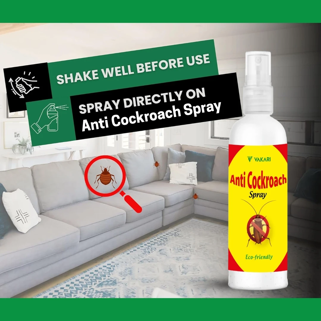 Vakari Cockout – Herbal Anti-Cockroach Spray (Safe, Natural, Effective ...